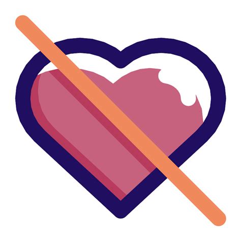 Disable Heart Inactive Vector SVG Icon SVG Repo