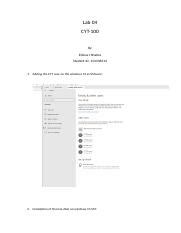 CYT Lab Rishav Chhabra Docx Lab CYT By Rishav Chhabra Babe ID