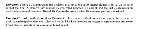 Solved Exercise 1 Write A Java Program That Declares An