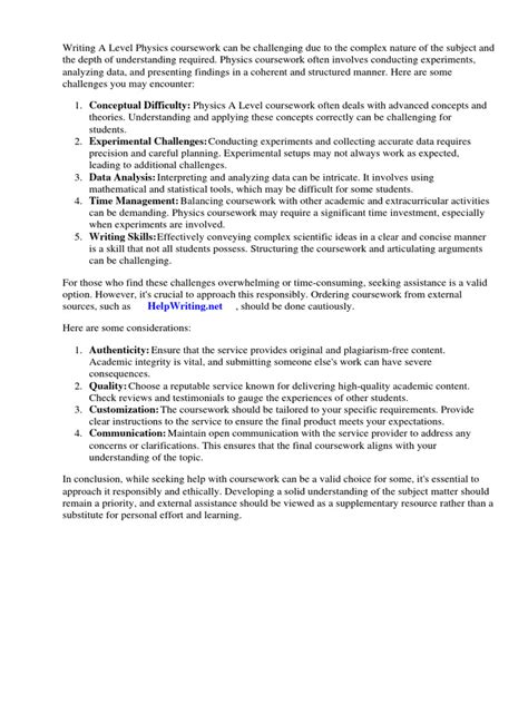 Physics A Level Coursework Pdf Experiment Gce Advanced Level Physics A Level Coursework Pdf Experiment Gce Advanced Level