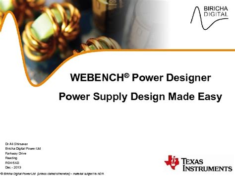 F WEBENCH Power Designer Power Supply Design Made