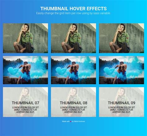 Css Thumbnail Hover Effects Css Lorem Ipsum Jquery