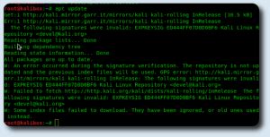 Solved Errore GPG Repository Kali Linux Edmond S Weblog
