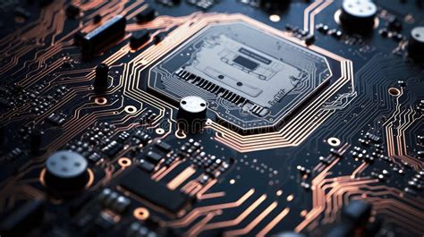 Patterning Metal Layer Stock Illustration Illustration Of Conductor