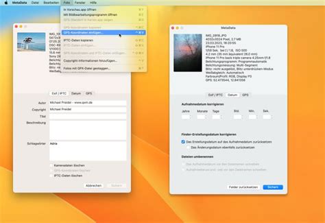 Metadata App Neue Mac App Verwaltet Exif Iptc Und Gps Daten ⋅ Ifun De