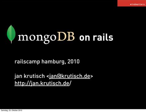 mongodb railscamphh ppt