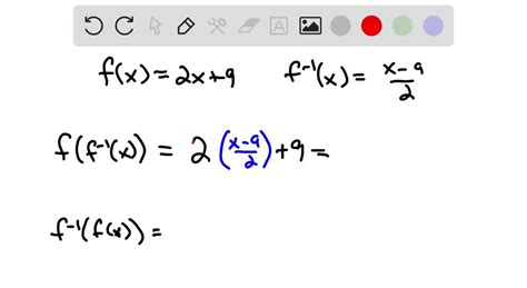 Solved The Functions Of Each Pair In 9 11 Are Inverse To Each Other For Each Pair Check That