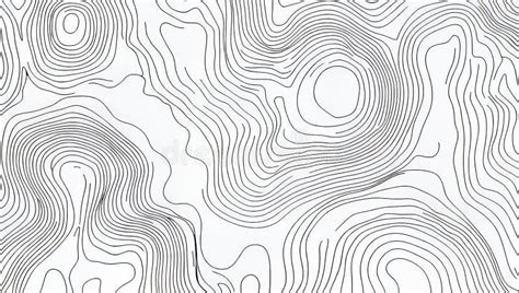 Light Topography Grid Map On A Detailed Topographic Map Background