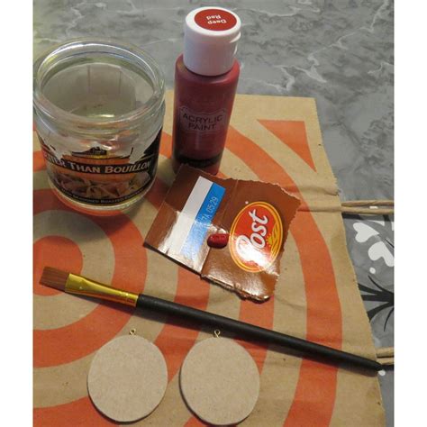 Diy Paper Earrings Or Reversible Pendant From Upcycled Paperboard Tutorial