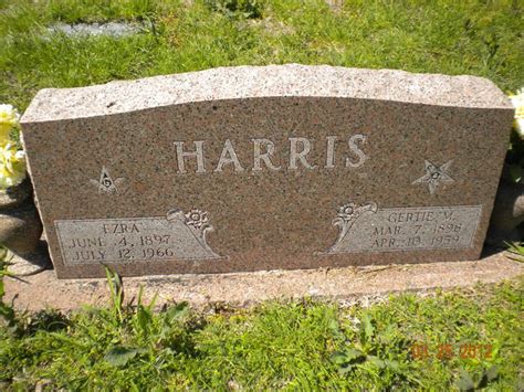 Ezra Harris 1897 1966 Memorial Find A Grave