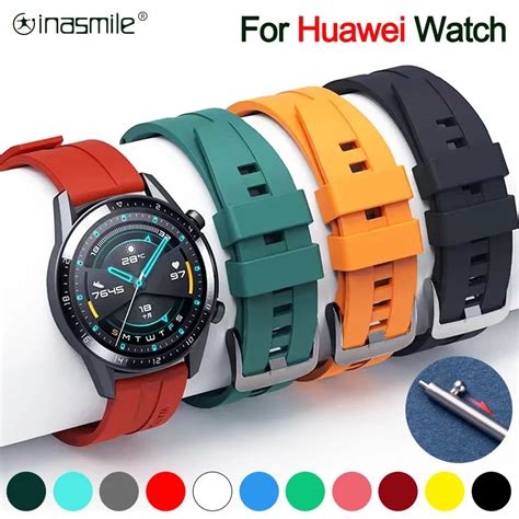 Silicone Mm Strap For Huawei Gt Mm Wriststrap For Huawei Watch Gt Pro Gt E Png