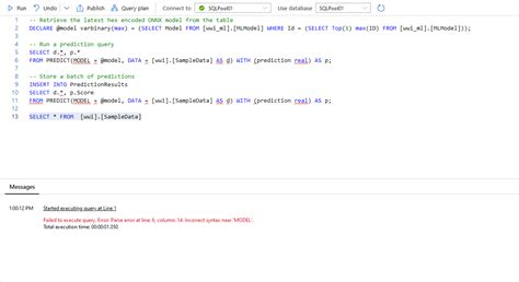getting error synapse predict · issue 11 · solliancenet azure