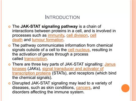 Jak Stat Signaling Pathway Ppt