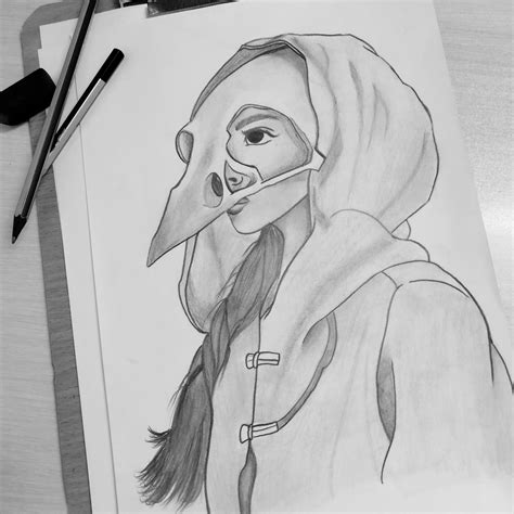 قیمت و مشخصات نقاشی سیاه قلم طرح دختر زیراکو