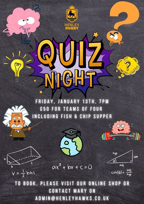 Quiz Night Next Friday