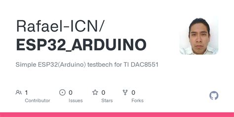GitHub Rafael ICN ESP ARDUINO Simple ESP Arduino Testbech For TI DAC