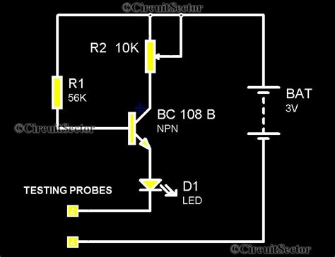 Simple Transistor Tester Circuit Top Circuits