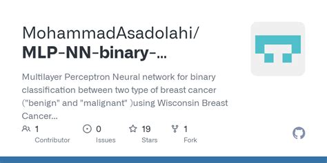 Mlp Nn Binary Classifier For Breast Cancer Classification In Python