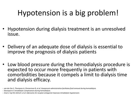 Intradialytic Hypotension [투석 중 저혈압] Pptx Heart And Cardiovascular Diseases Diseases And