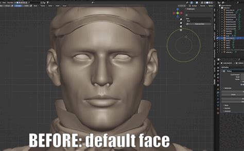 Hi Wanted To Share Some Progress From The Game We Are Making What Is Default Human Face
