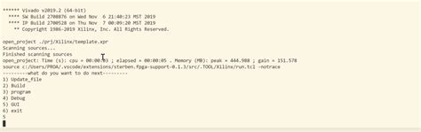 Cannot Startfpga No Files Matched Glob Pattern Usersrcbd