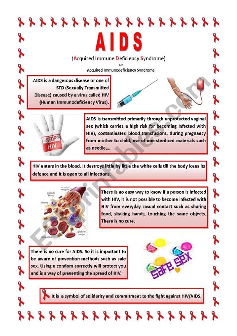 Hiv Printable Handouts