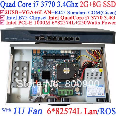 Mikrotik Secure Router With Six Intel Pci E 1000m 82574l Gigabit Lan