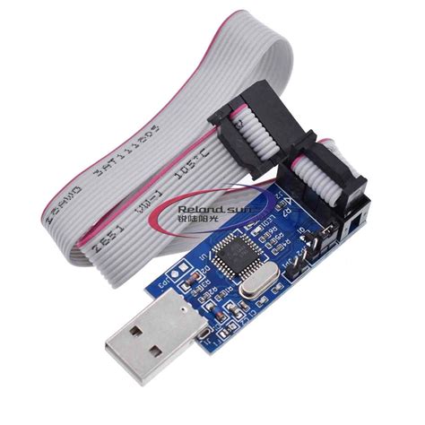 โปรแกรมเมอร์ usbasp usbisp avr usb isp usb asp atmega8 atmega128 รองรับ