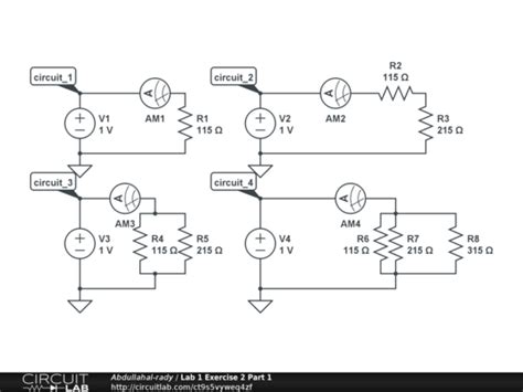 Lab Exercise Part CircuitLab Lab Exercise Part CircuitLab