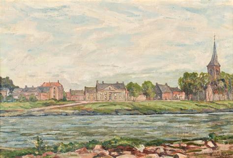 Hendrik Van Bloem 1874 1960 Gezicht Op Schoonhoven Catawiki