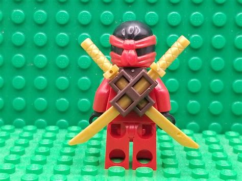 Lego Ninjago The Golden Weapons Kai With Dual Gold Swords Etsy