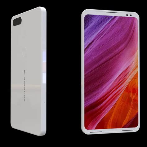 INFLUX Concept Cell Phone Proposal For Xiaomi Mi Mix Next Generation Tuvie Design