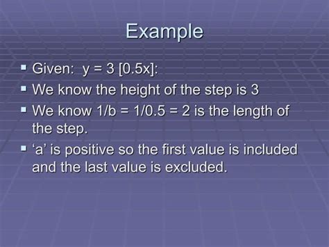 Greatest Integer Function Ppt