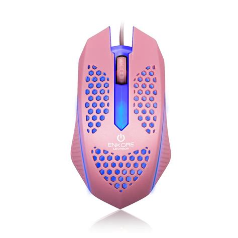 Mouse Gamer 1000dpi 3b Rosado Enkore Levitron Ekm107 I Oechsle Oechsle