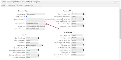how to set a password on your palworld game server knowledgebase