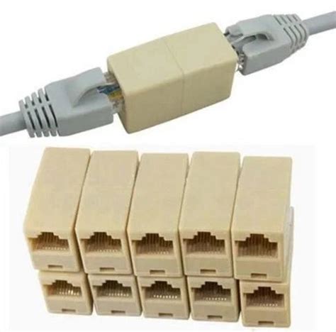 Соединитель витой пары RJ45 Джойнер RJ45 Cat5e Cat6 (15032142110 ...