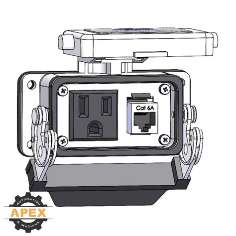Mencom Dp1 Rj45s 10 Panel Interface Connector Apex Automation And Machine