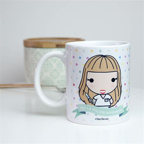 Regalo Original Para Enfermera Taza Personalizada Júlia • Rite Rite