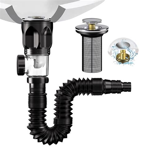 Buy Kowvowzsiphon With Drain Fitting Without Overflow For Sink Universal Tubular Siphon For