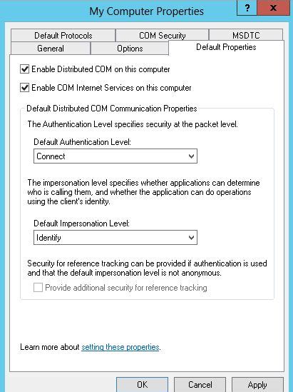 How To Disable Dcom In Windows Server 2012