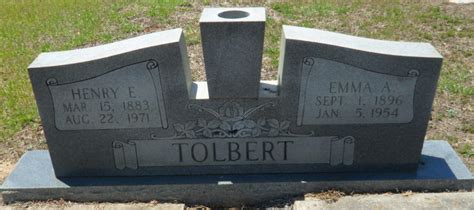 Emma Reed Tolbert 1896 1954 Mémorial Find A Grave