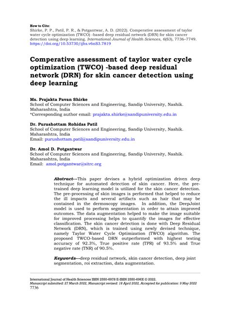 Pdf Comperative Assessment Of Taylor Water Cycle Optimization Twco