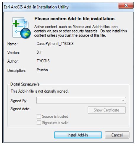 Creaci N De Add Ins En Python Tyc Gis Formaci N