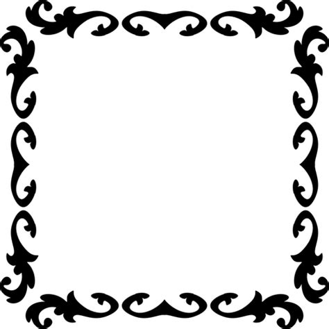 Flourish Frame Vector At Collection Of Flourish Frame
