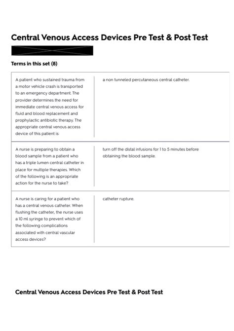 ati simulation skills modules 3 0 module central venous access devices