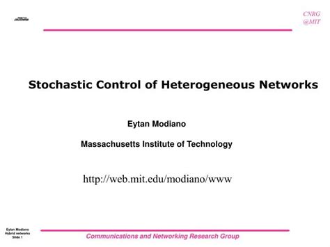 Ppt Stochastic Control Of Heterogeneous Networks Powerpoint Presentation Id3736191