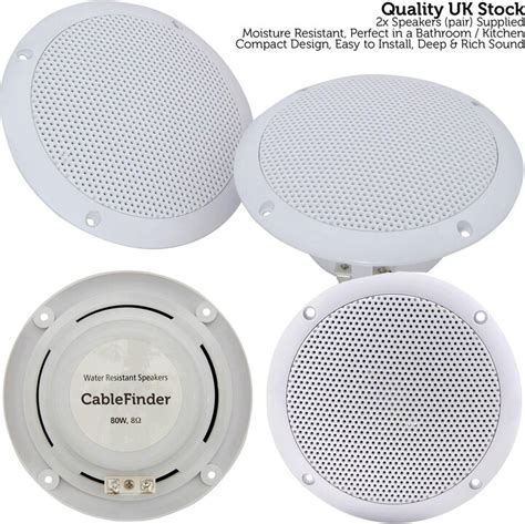 Loops Wireless Bluetooth Amplifier And 2x 80w Ceiling Speaker Kit Compact Home Shopstyle