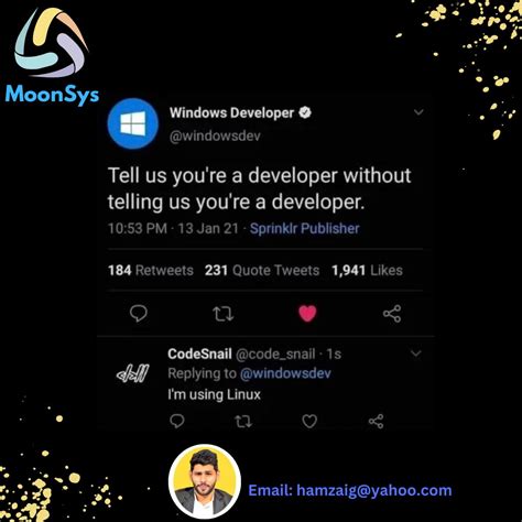 hamza ali khalid on linkedin developerhumor techlife programmingfun