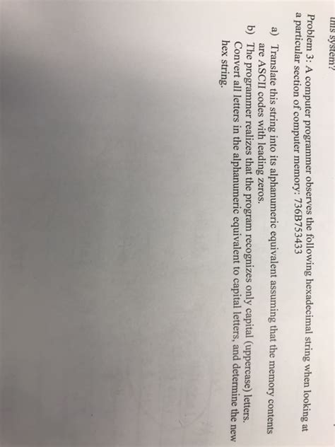 Solved This System Problem A Computer Programmer Chegg