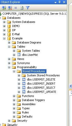 Create New Stored Procedure In SQL Server